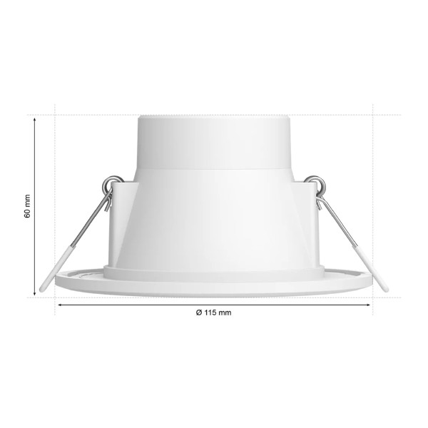 Philips - Hue White and Colour Akari Downlight - 90mm - Electronics ...