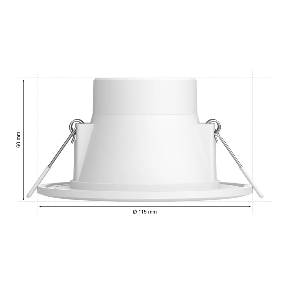 Philips - Hue White and Colour Akari Downlight - 90mm - Electronics ...