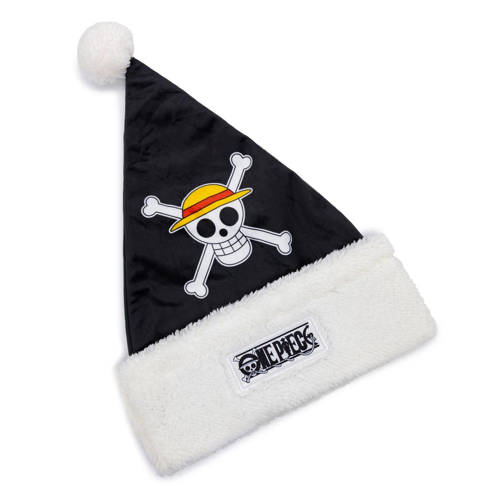 One Piece - Straw Hat Jolly Roger Santa Hat - Clothing - ZiNG Pop Culture