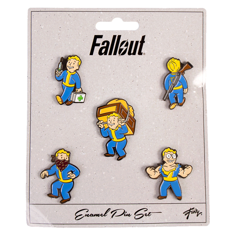 Fallout - Enamel Pins 5-Pack Set 2 - EB Games New Zealand