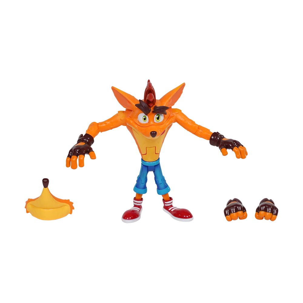 Crash Bandicoot - Classic Crash Bandicoot Deluxe 6" Action Figure ...