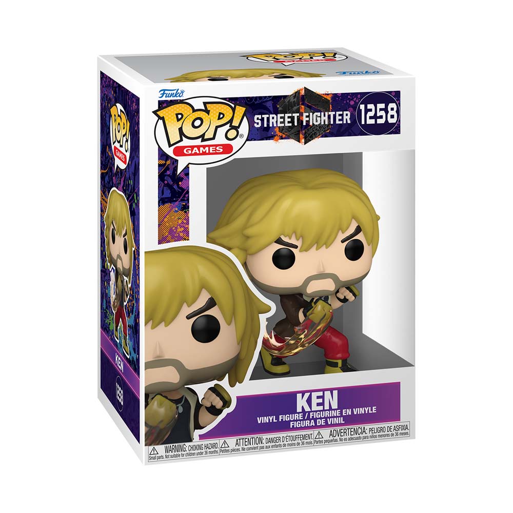 Street Fighter 6 - Ken Pop! Vinyl Figure - Toys and Collectibles - EB ...