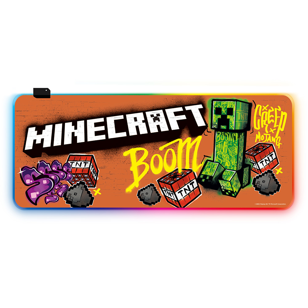 Minecraft - Boom RGB XL Desk Mat - PC - EB Games New Zealand