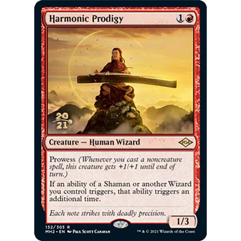Magic: The Gathering - TCG - Prerelease Cards - Harmonic Prodigy 132 ...