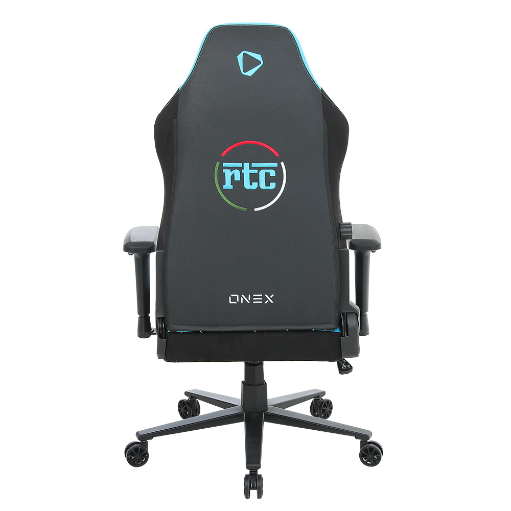 OneX - RTC ErgoGlide Alcantara Gaming Chair - Black/Blue - PC - EB ...