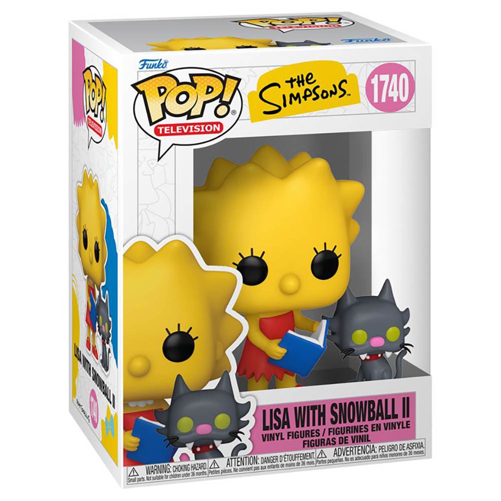 The Simpsons - Lisa Simpson with Snowball II Pop! Vinyl Figure - Toys ...