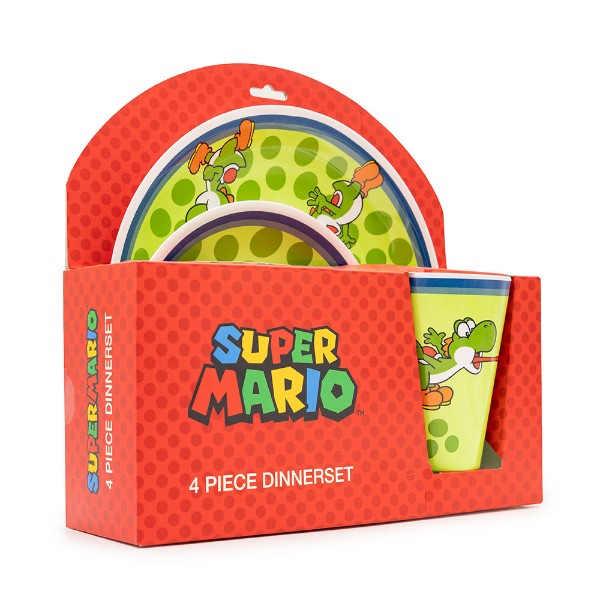 Nintendo - Yoshi 4-Piece Dinner Set - Things For Home - ZiNG Pop Culture