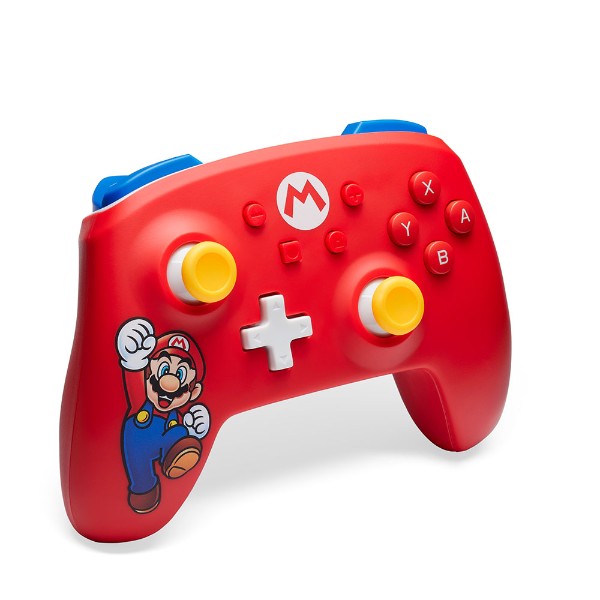 PowerA Wireless Controller for Nintendo Switch/OLED - Mario Red ...