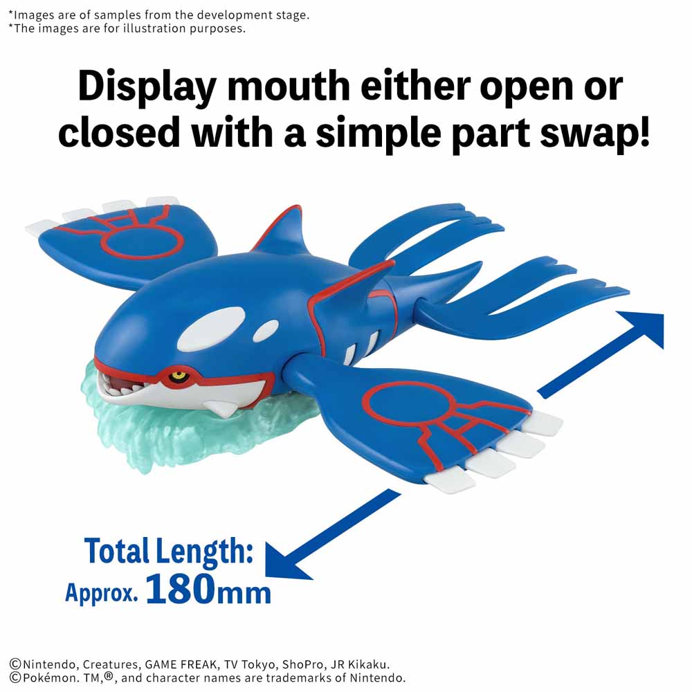 Pokemon - Kyogre Figure Model Kit - Toys and Collectibles - EB Games ...