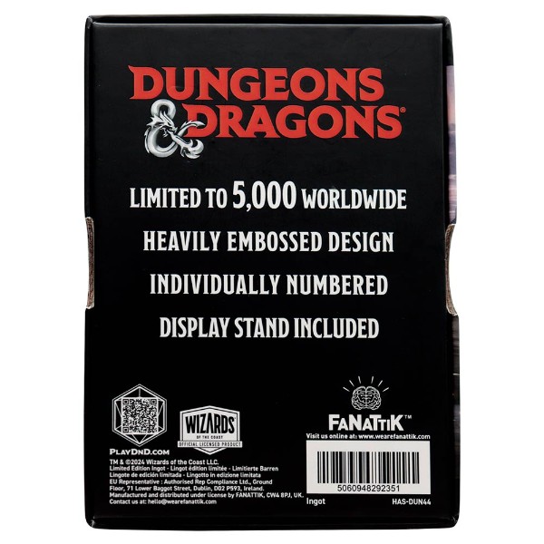 Dungeons & Dragons - Fanattik Mirabar Ingot - Toys and Collectibles ...