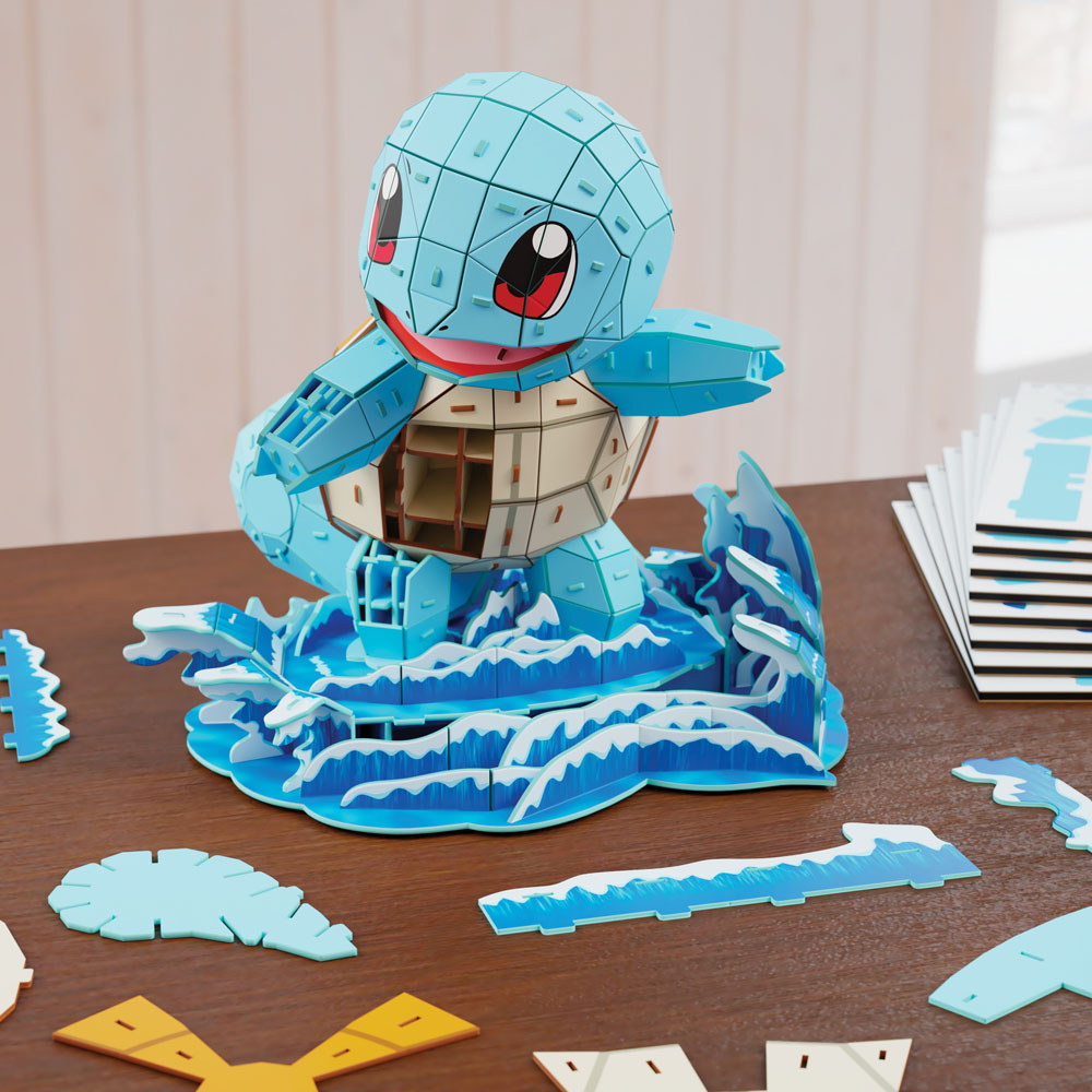 Pokemon - Squirtle 4D Puzzle Model Kit - Toys & Gadgets - ZiNG Pop Culture