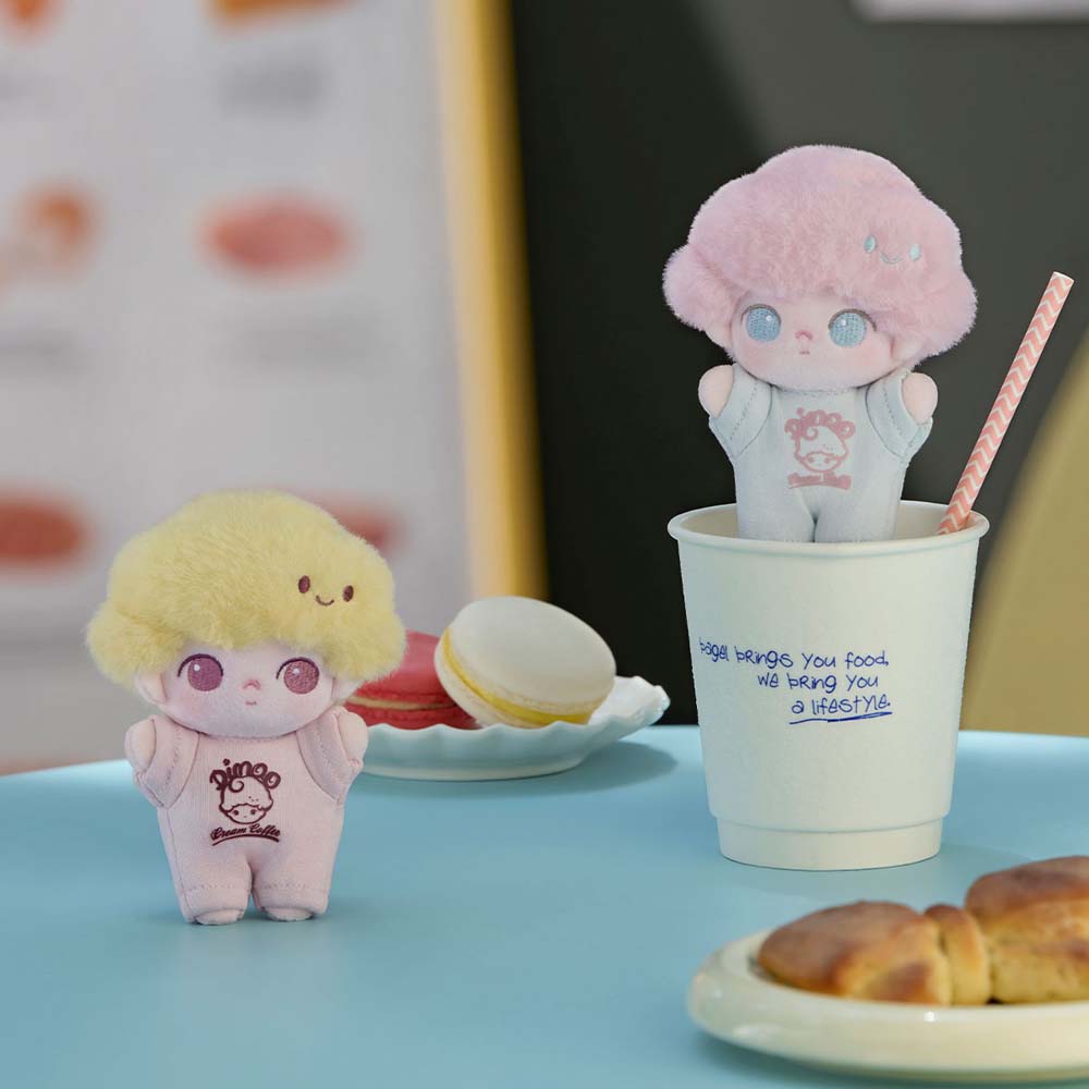POP MART - DIMOO Crush on Coffee Series Soft-faced Plush Keyring Blind ...