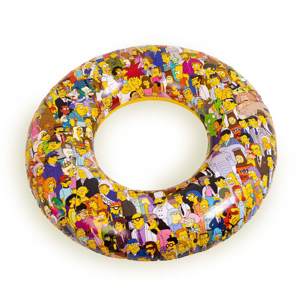 The Simpsons - Character All-Over-Print Inflatable Pool Ring - Toys and ...