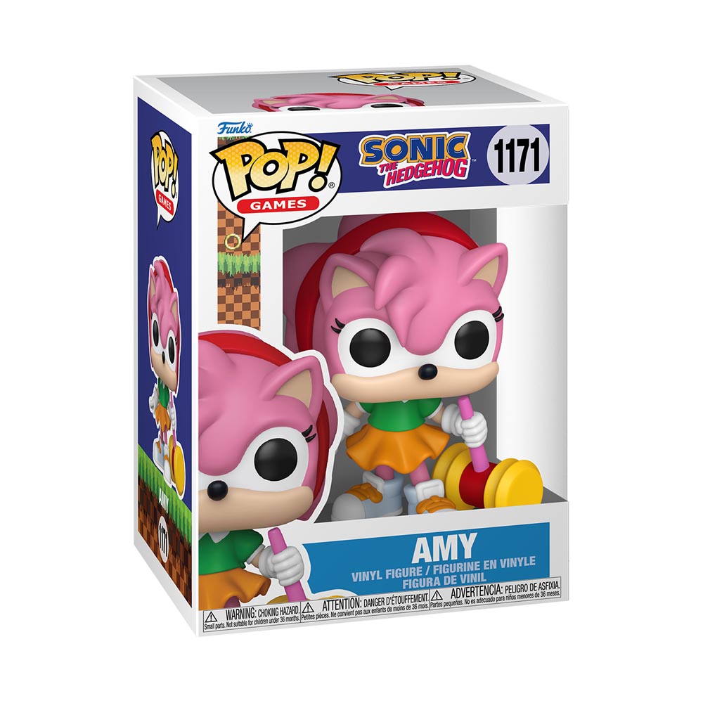 Sonic the Hedgehog - Amy Rose (with Piko Hammer) Pop! Vinyl Figure ...