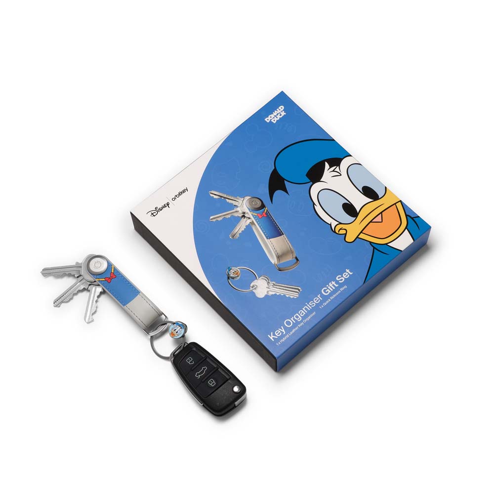 Disney - Donald Duck Orbitkey Hybrid Leather Key Organizer + Ring v2 ...