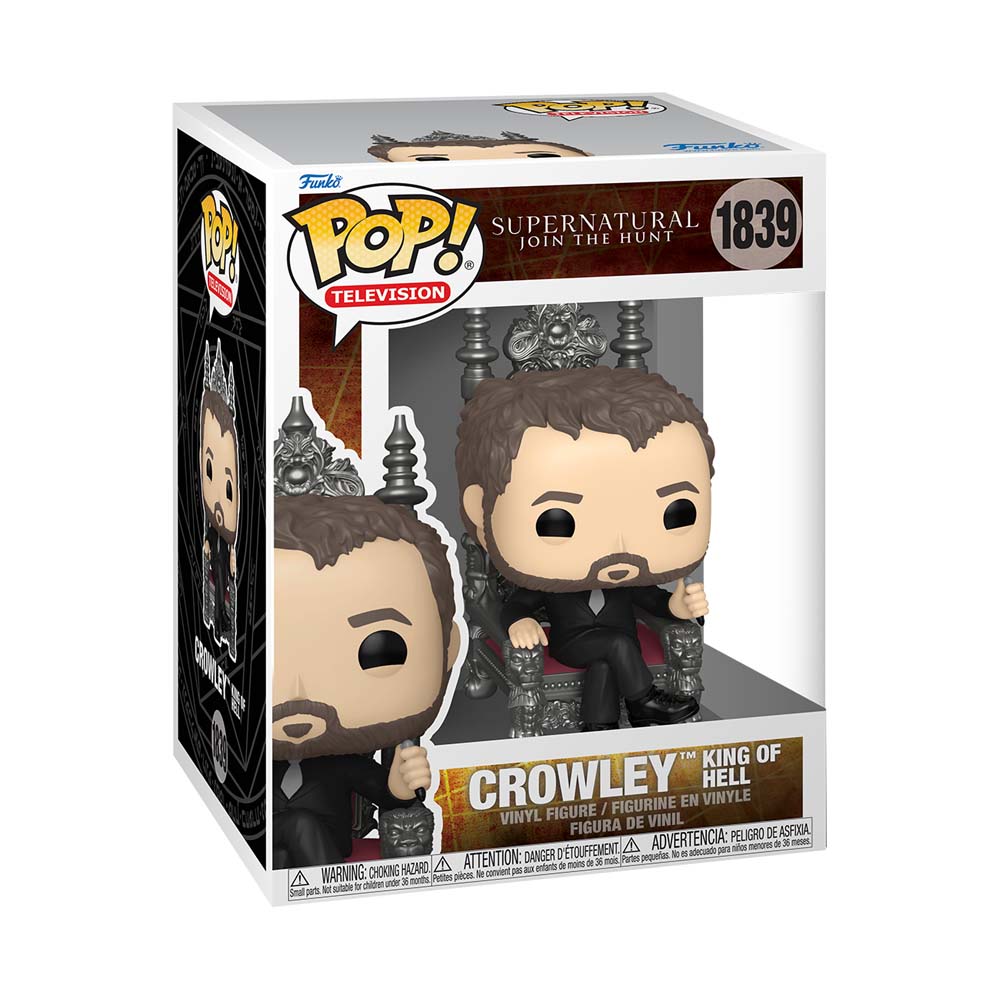 Supernatural - Crowley King of Hell Pop! Premium Vinyl Figure - Toys ...