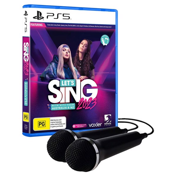 Let's Sing 2023 - 2 Mic Bundle (preowned) - PlayStation 5 - EB Games ...