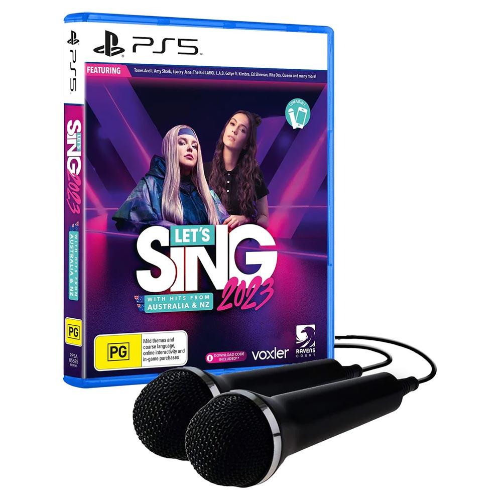Let's Sing 2023 - 2 Mic Bundle (preowned) - PlayStation 5 - EB Games Australia