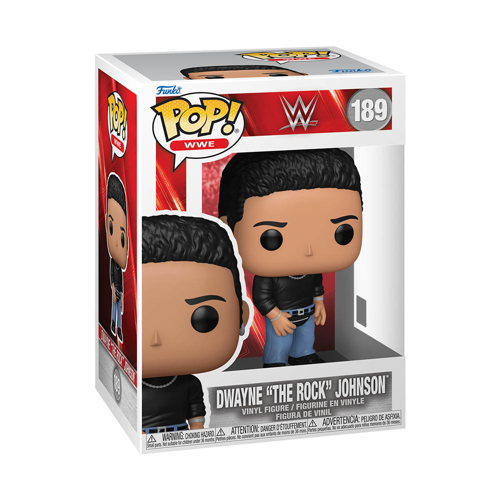 WWE - Dwayne The Rock Johnson (Turtleneck) Pop! Vinyl Figure - Toys and ...