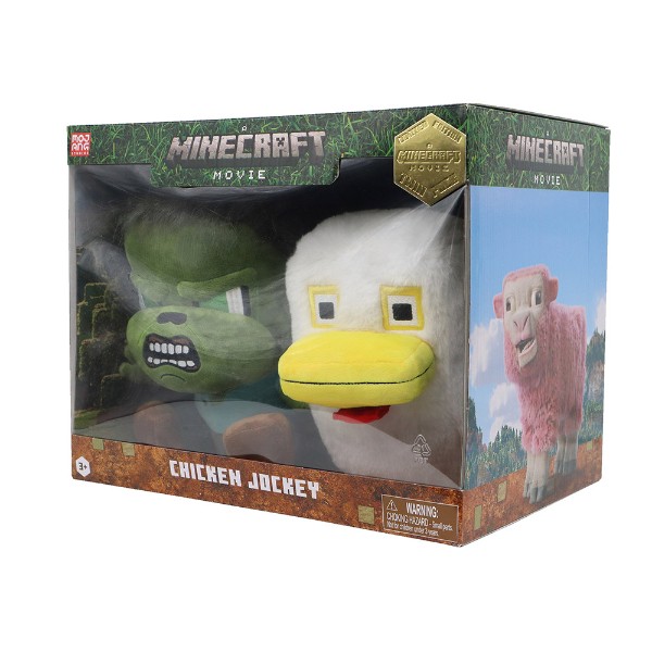 MINECRAFT Chicken/Jockey 10" Plushes - Twin Pack - Toys and ...
