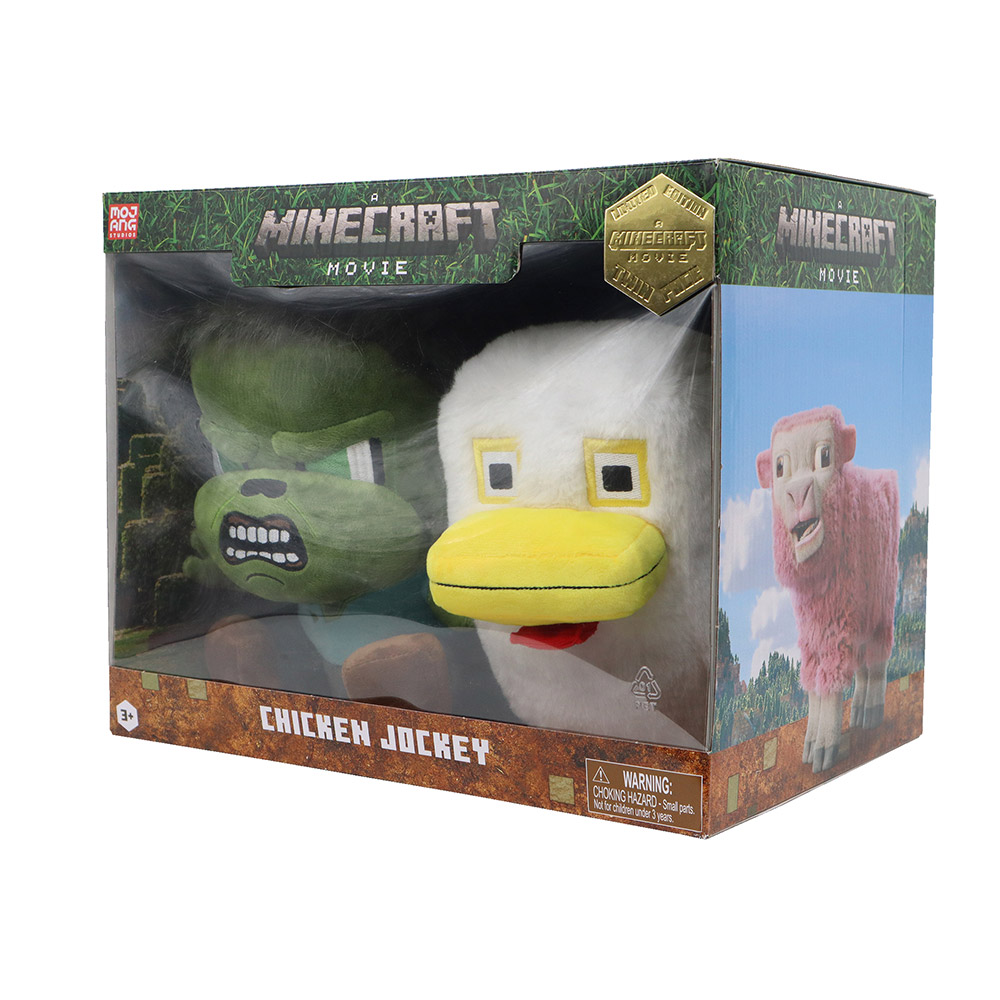MINECRAFT Chicken/Jockey 10" Plushes - Twin Pack - Toys and ...