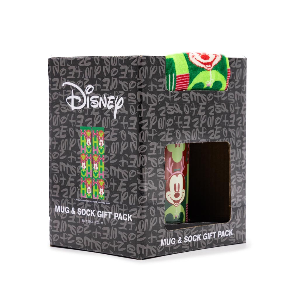 Disney - Mickey Mouse - HoHoHo Mug & Sock Gift Pack - Toys and ...