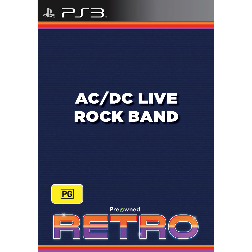 AC/DC Live Rock Band (preowned) - PlayStation 2 - EB Games Australia