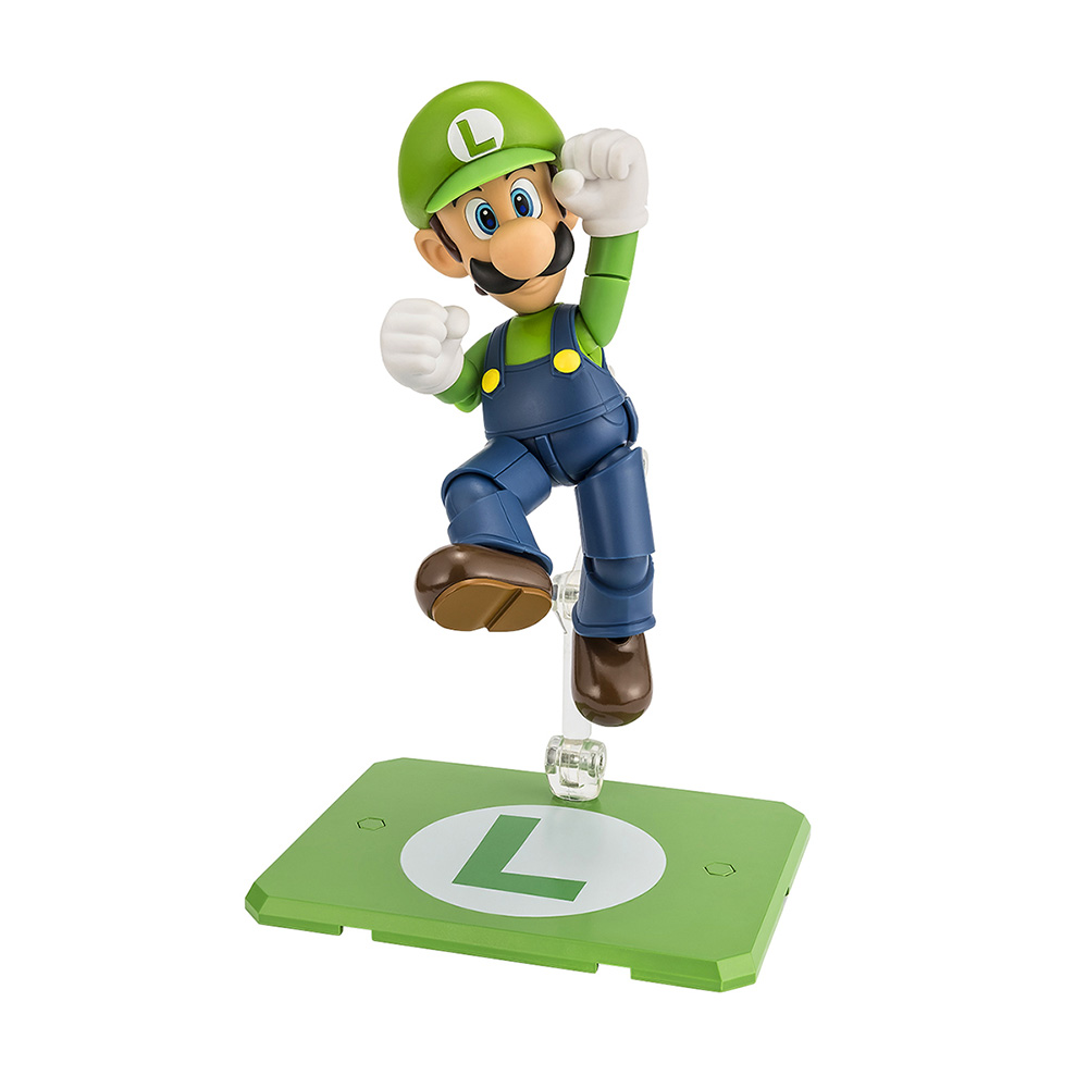 Super Mario - S.H.Figuarts Luigi Action Figure - Arcade Systems - EB ...