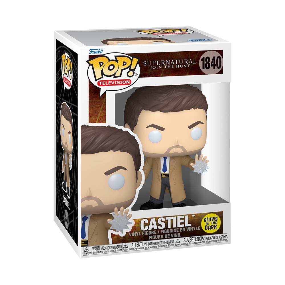Supernatural - Castiel Glow Pop! Vinyl Figure - Toys and Collectibles ...