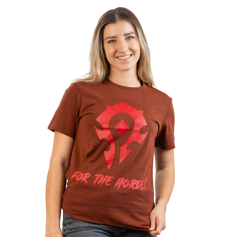World of Warcraft - For The Horde! T-Shirt - Clothing - ZiNG Pop Culture