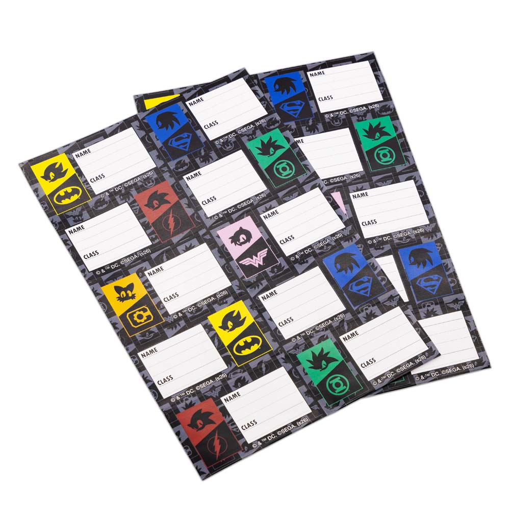 DC X Sonic the Hedgehog - Character Book Labels - Toys and Collectibles ...