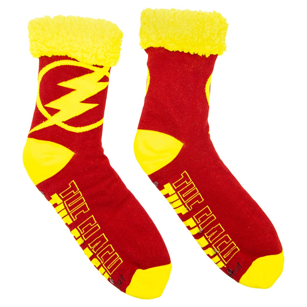 DC Comics - The Flash Logo Fleece Socks - Clothing - EB Games New Zealand