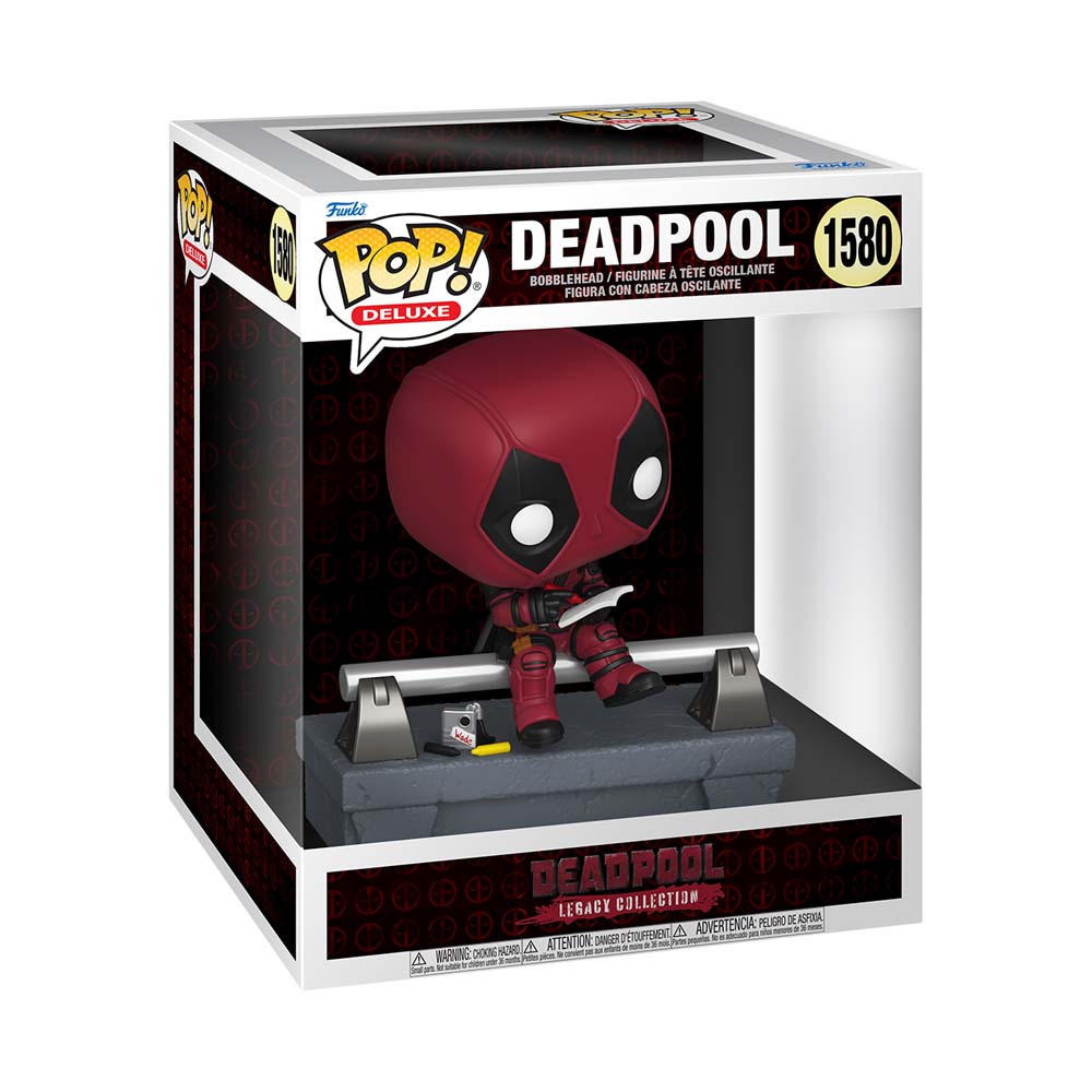 Marvel - Deadpool - Deadpool on Bridge Deluxe Pop! Vinyl Figure - Toys ...