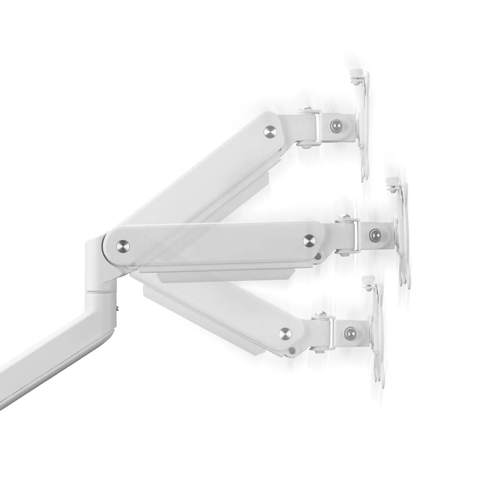 One For All - Universal Single Solid Monitor Arm - White - PC - EB ...