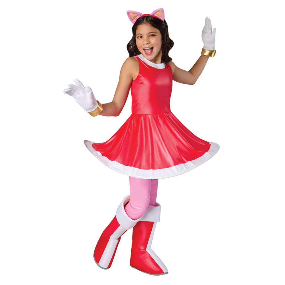 Sonic The Hedgehog Amy Rose Deluxe Girls Costume Clothing Eb Games