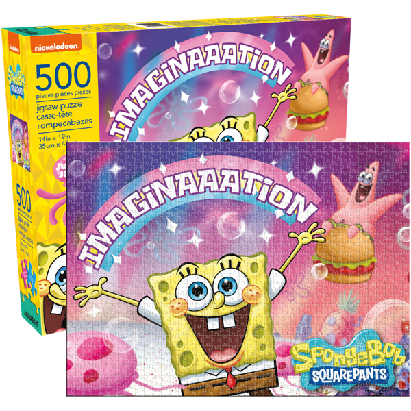 Spongebob SquarePants - Imagination 500-Piece Jigsaw Puzzle - Toys and ...