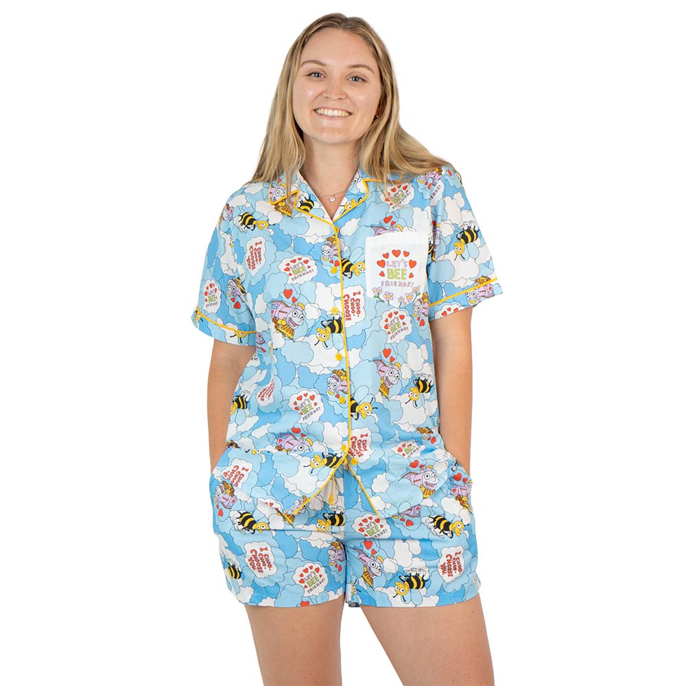 The Simpsons - Let's BEE Friends Pocket Premium Women's Pyjamas ...