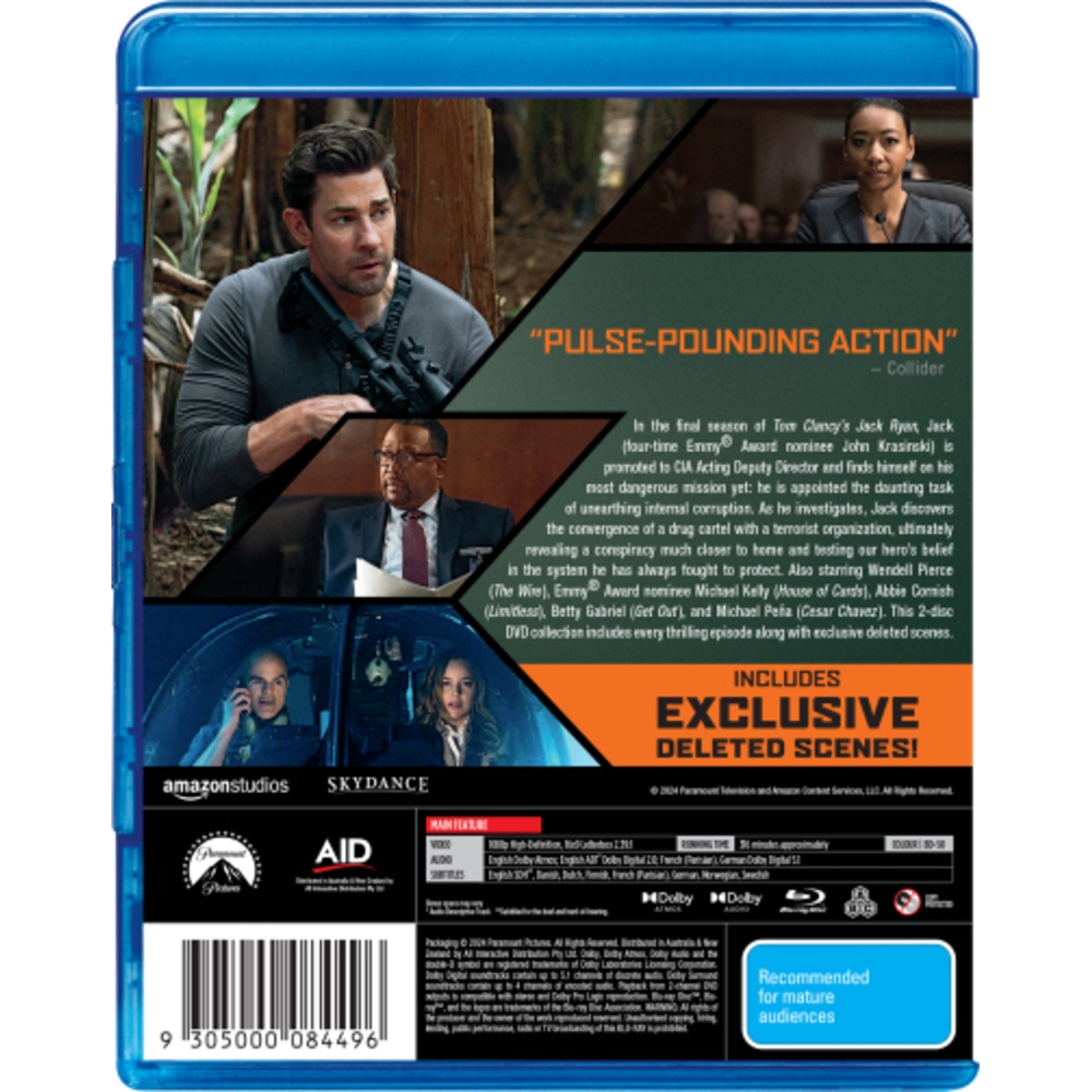 Tom Clancy's Jack Ryan: Season 4 (The Final Season) - Loot - EB Games ...