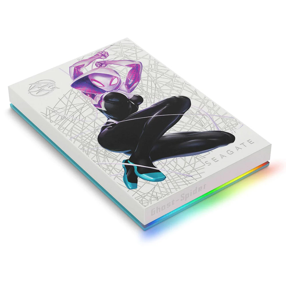 Marvel - Seagate 2TB FireCuda Portable Spider-Man Ghost Spider Drive ...
