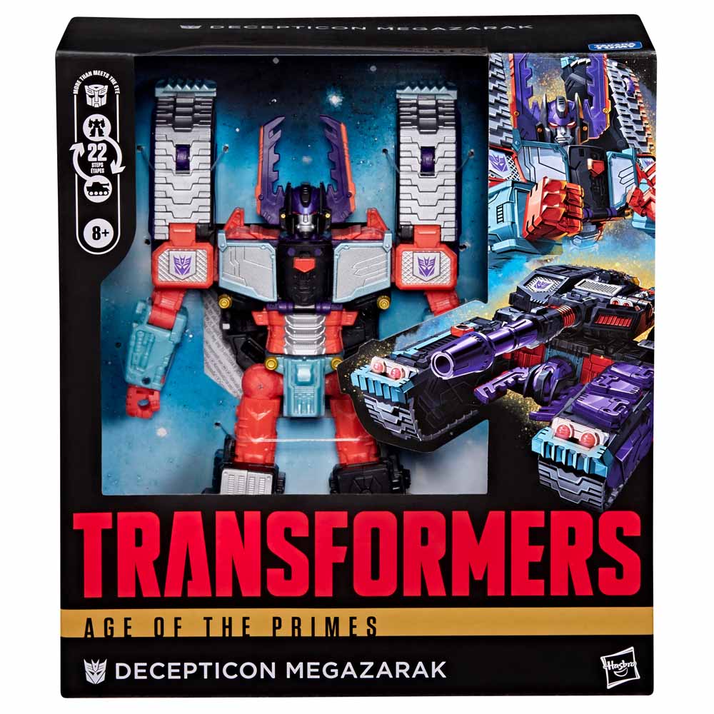 Transformers Decepticon Megazarak Leader Class Action Figure - Toys and ...