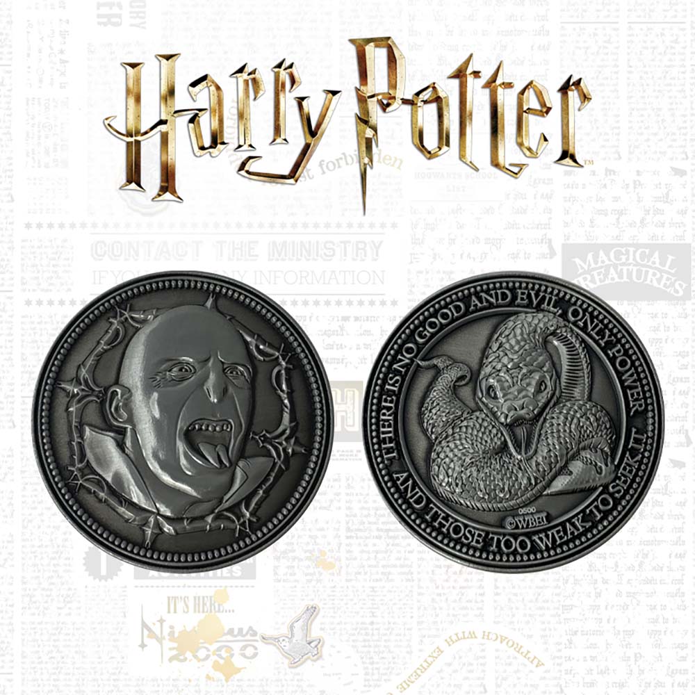 Harry Potter - Lord Voldemort Collectible Coin Limited Edition - Toys ...