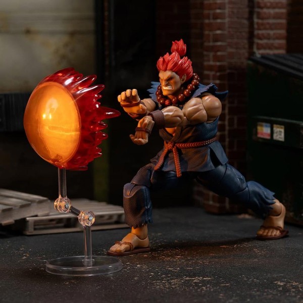 Ultra Street Fighter II - Akuma 1/12 Scale Action Figure - Toys and ...