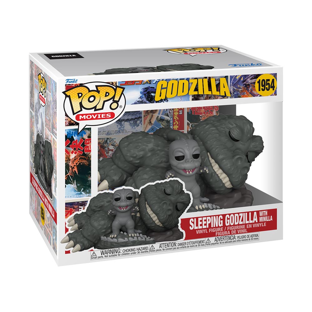 Godzilla - Sleeping Godzilla with Minilla 6" Pop! Vinyl Figure - Toys ...