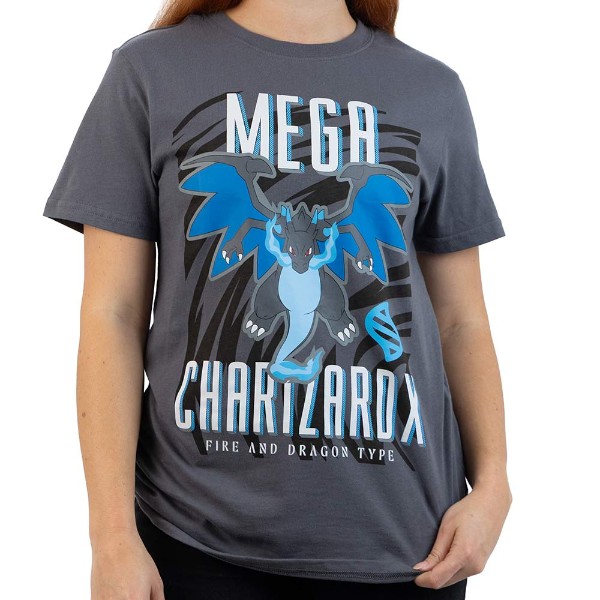 Pokemon - Mega Charizard X T-Shirt - Clothing - EB Games Australia