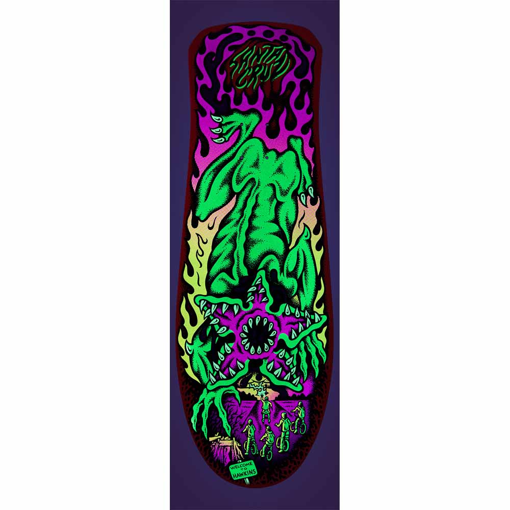 Stranger Things - Santa Cruz Demogorgon Skateboard Deck 10.1in - Toys ...