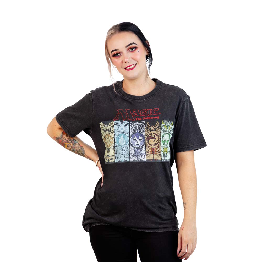 Magic: The Gathering - Metal Mana T-Shirt - Clothing - ZiNG Pop Culture