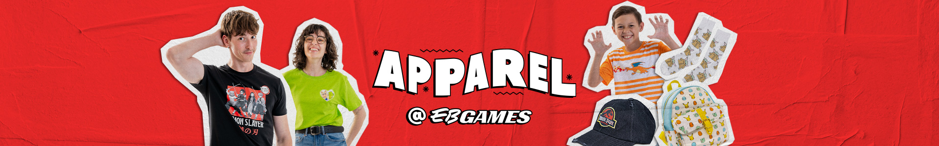 Shop gaming & pop culture T-Shirts & apparel at EB Games - EB Games ...