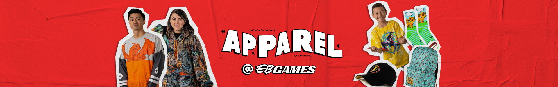 Shop gaming & pop culture T-Shirts & apparel at EB Games - EB Games ...