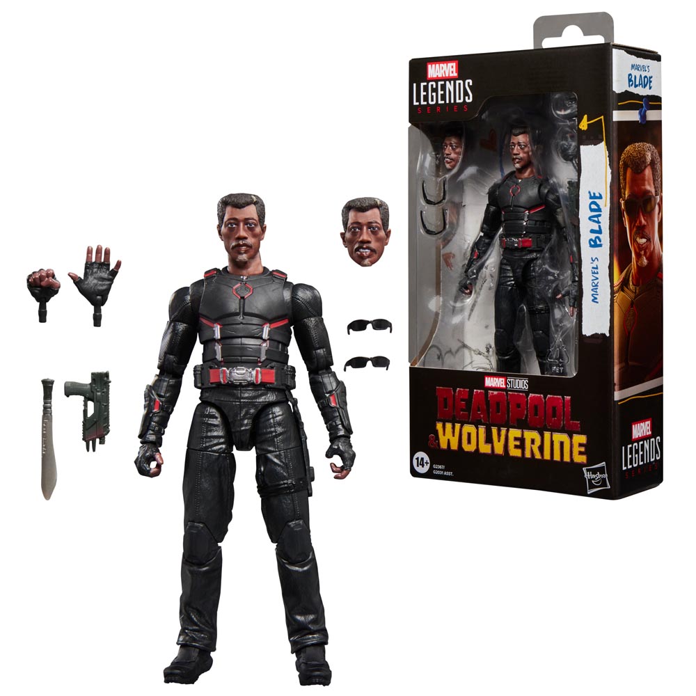 Marvel - Deadpool & Wolverine - Blade Marvel Legends 6" Action Figure ...