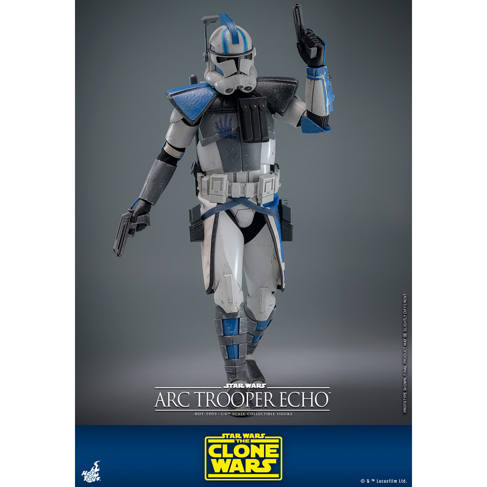 Star Wars - The Clone Wars - ARC Trooper Echo 1/6 Scale Figure - Toys ...